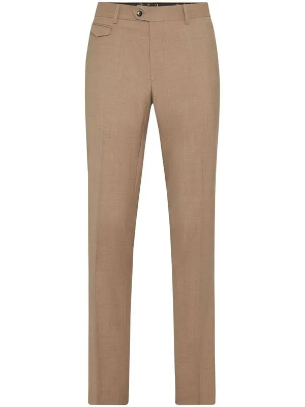 BILLIONAIRE Wool Slim-cut Chinos - ""06 Beige""